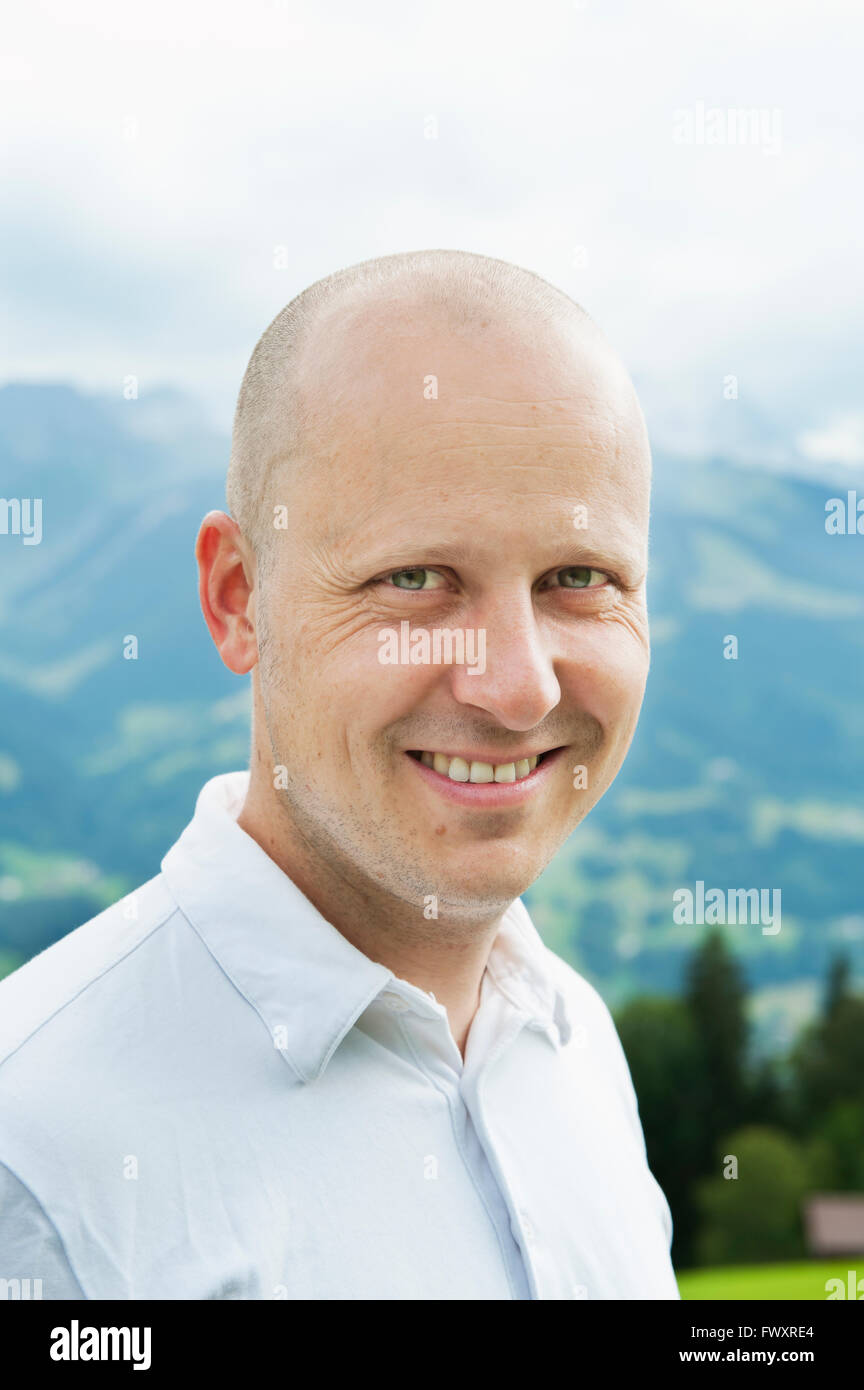 Bald portrait hi-res stock photography and images - Alamy