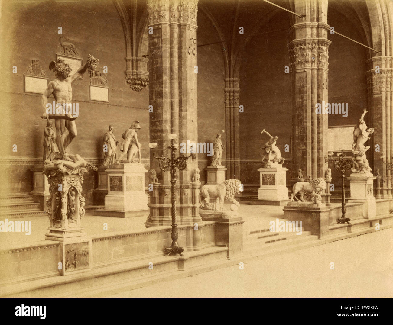 Loggia of Orcagna, Florence, Italy Stock Photo - Alamy
