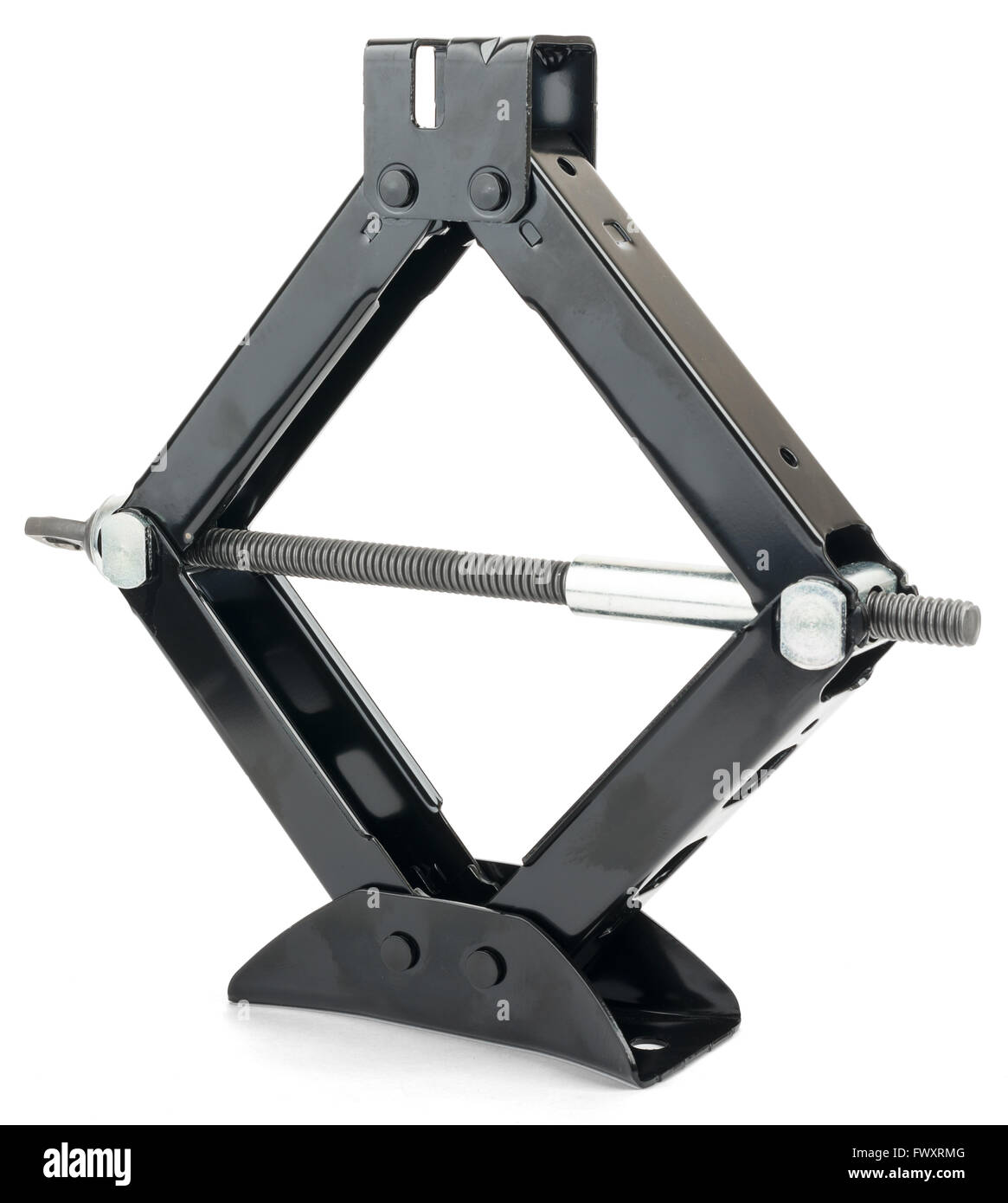 Car jack on white Stock Photo - Alamy