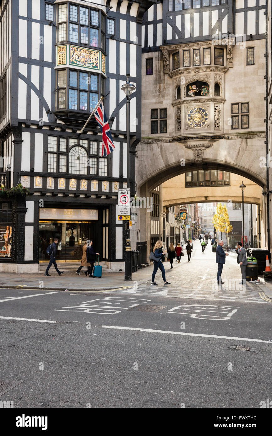 UK, England, London, Alley among buildings Stock Photo - Alamy