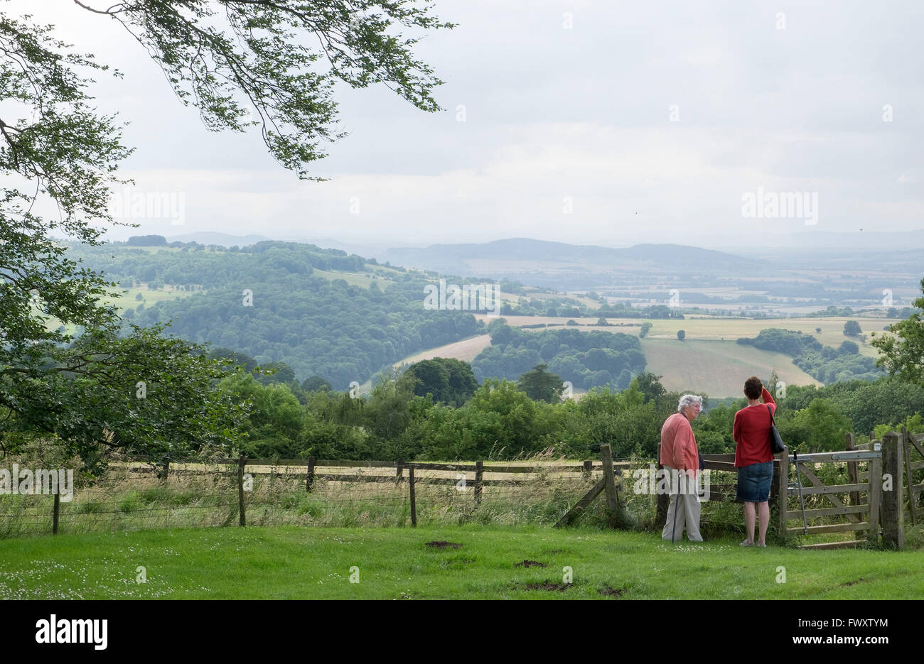 Cotswolds view near Broadway Tower,Oxfordshire Stock Photo - Alamy