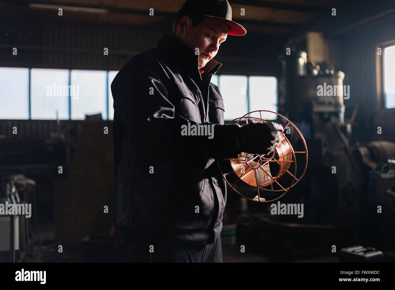 Wire Spool High Resolution Stock Photography and Images - Alamy