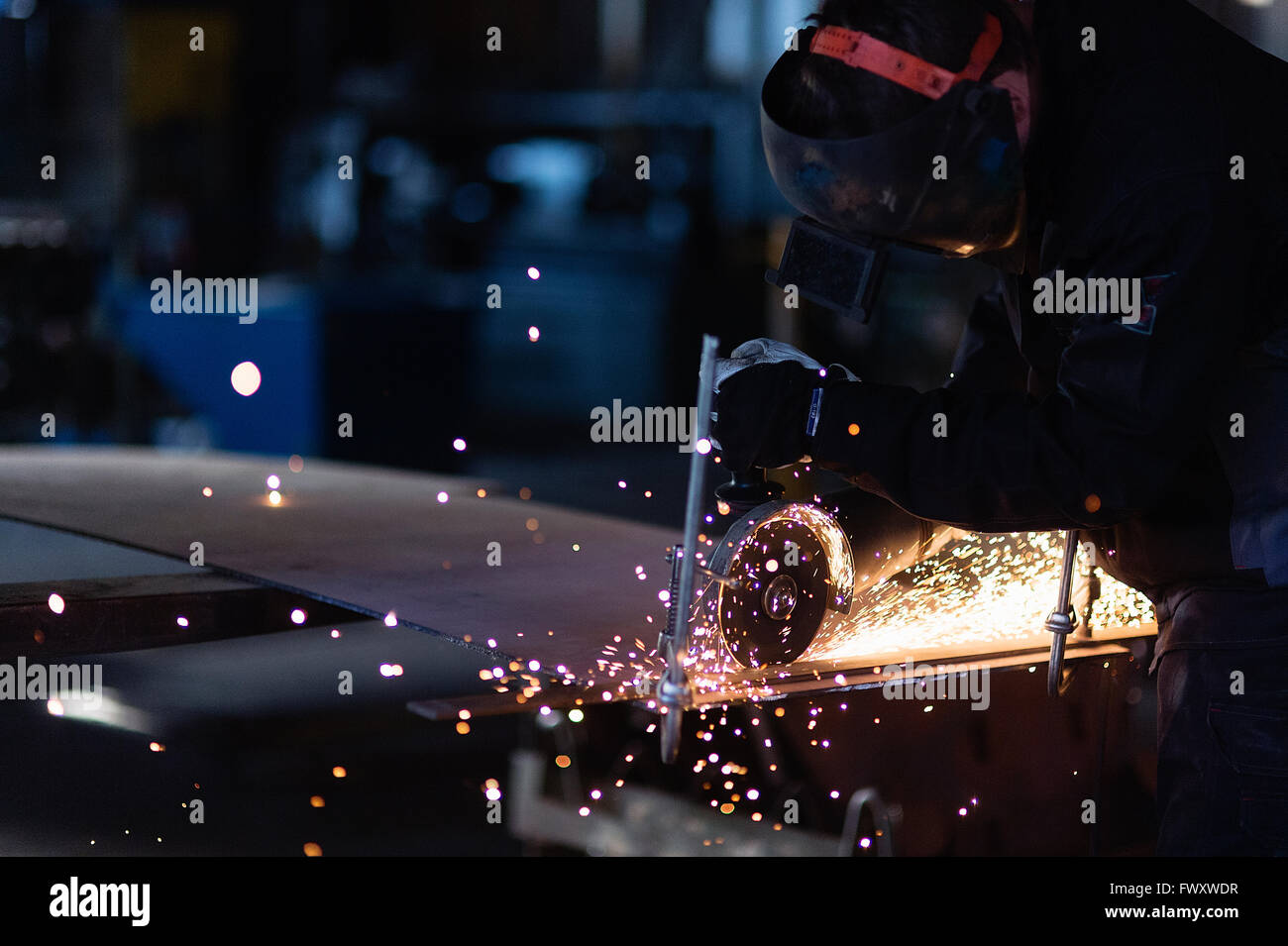 Metal fabrication workshop hi-res stock photography and images - Alamy