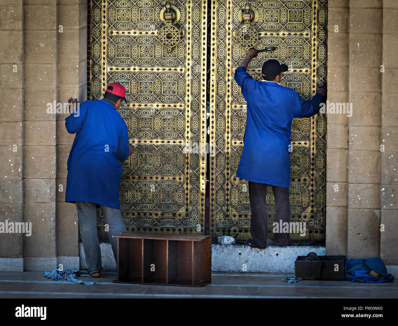 Royal Palace Rabat, Morocco Stock Photo - Alamy