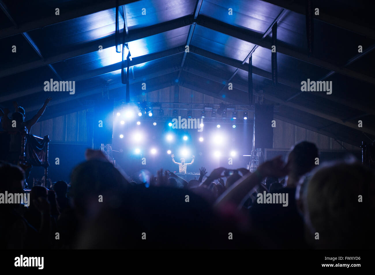 Helsinki, Uusimaa, Finland, Crowd at music festival Stock Photo - Alamy