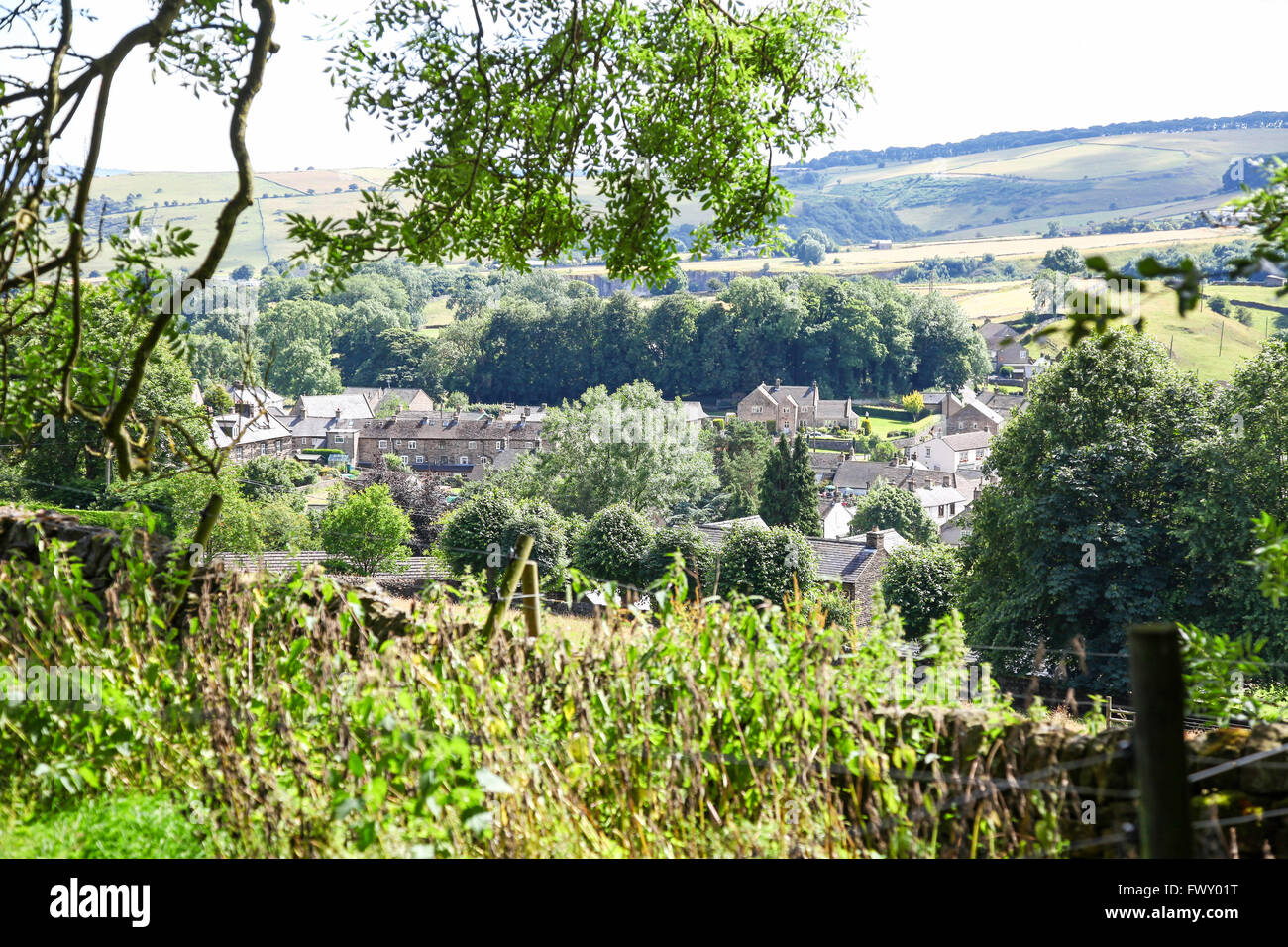 The plague village of Eyam, Derbyshire, England, UK Stock Photo - Alamy