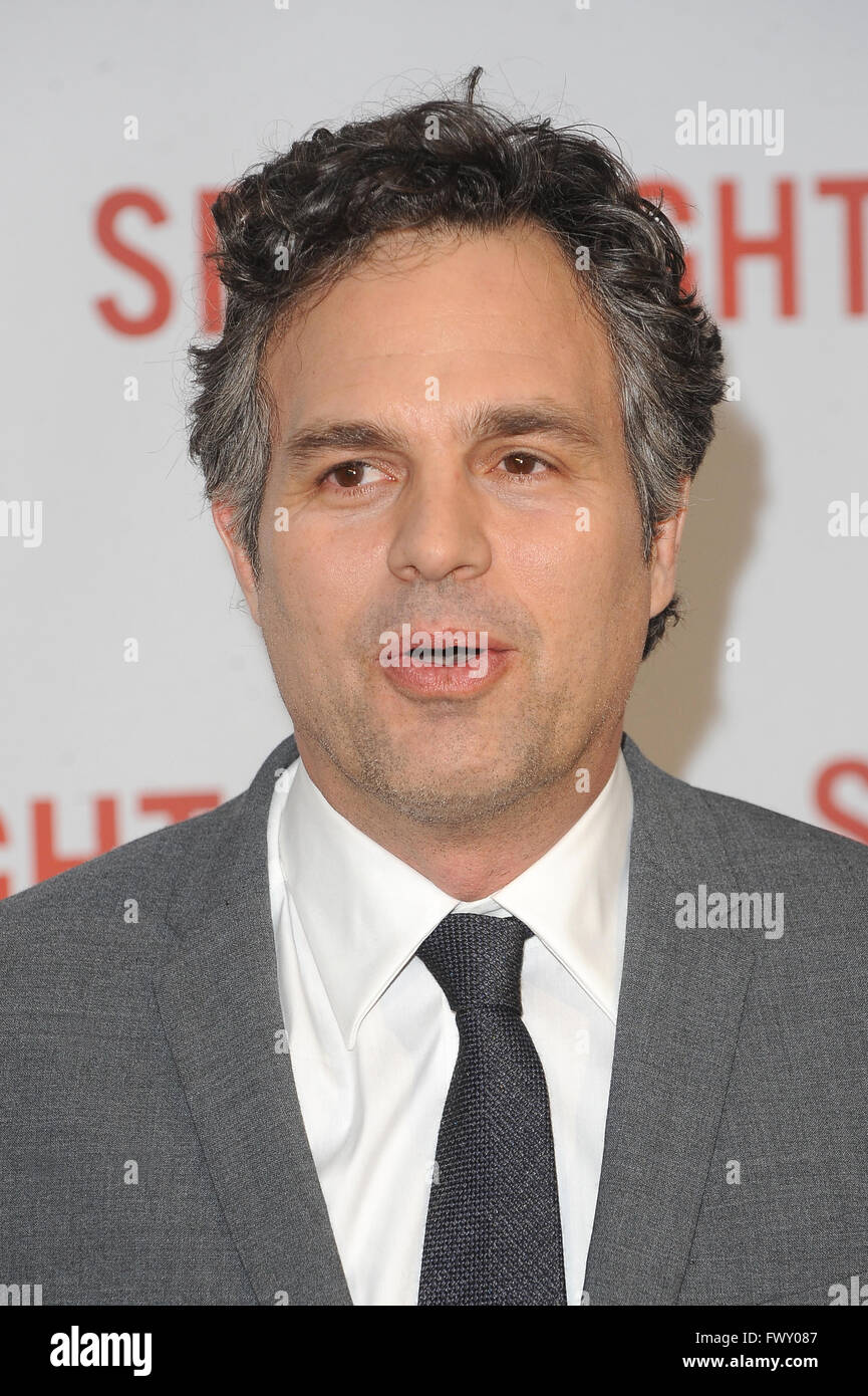 Mark Ruffalo attends the UK Premiere of Spotlight at the Washington ...
