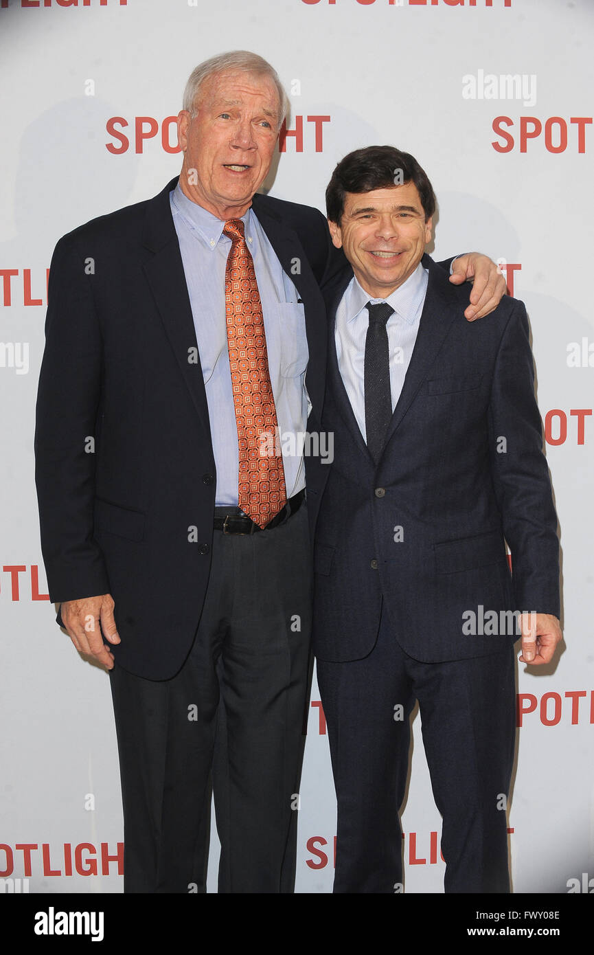 Walter 'Robby' Robinson and Mike Rezendes attend the UK Premiere of ...