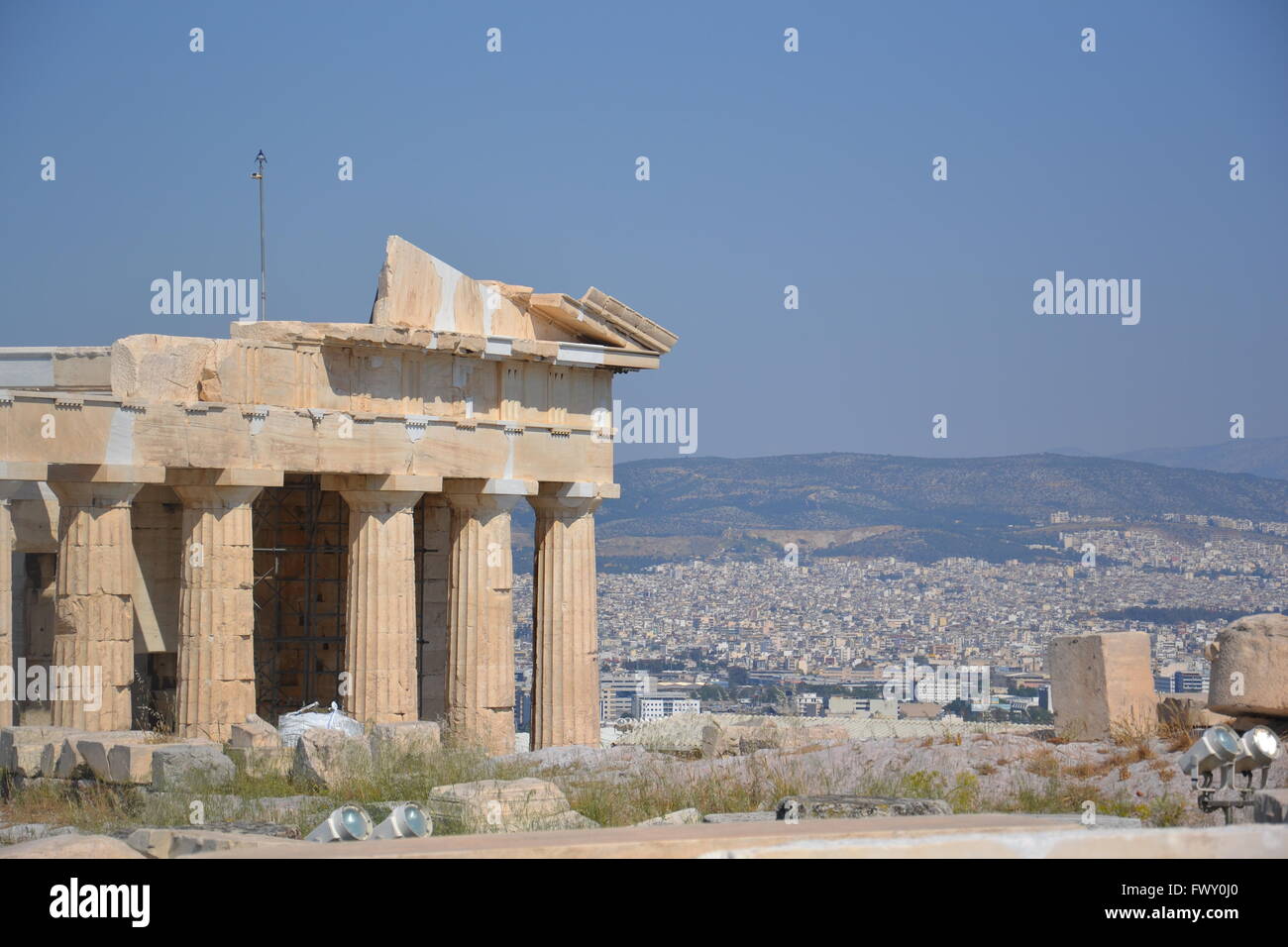 sunny day in athens Stock Photo - Alamy