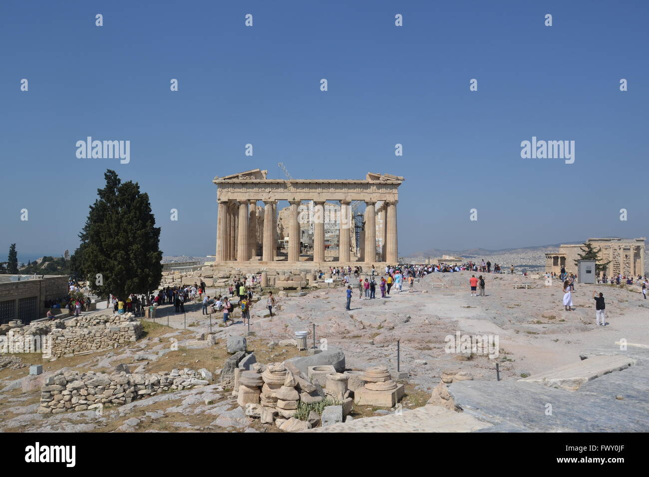 sunny day in athens Stock Photo - Alamy