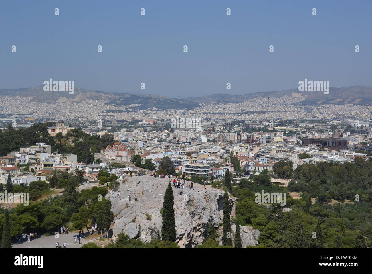 sunny day in athens Stock Photo - Alamy