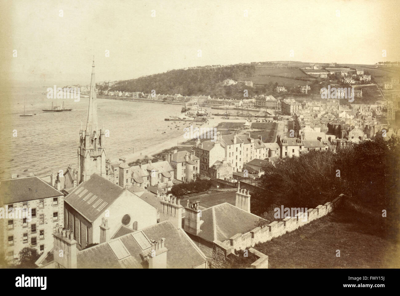Rothesay from Chapel Hill, UK Stock Photo - Alamy