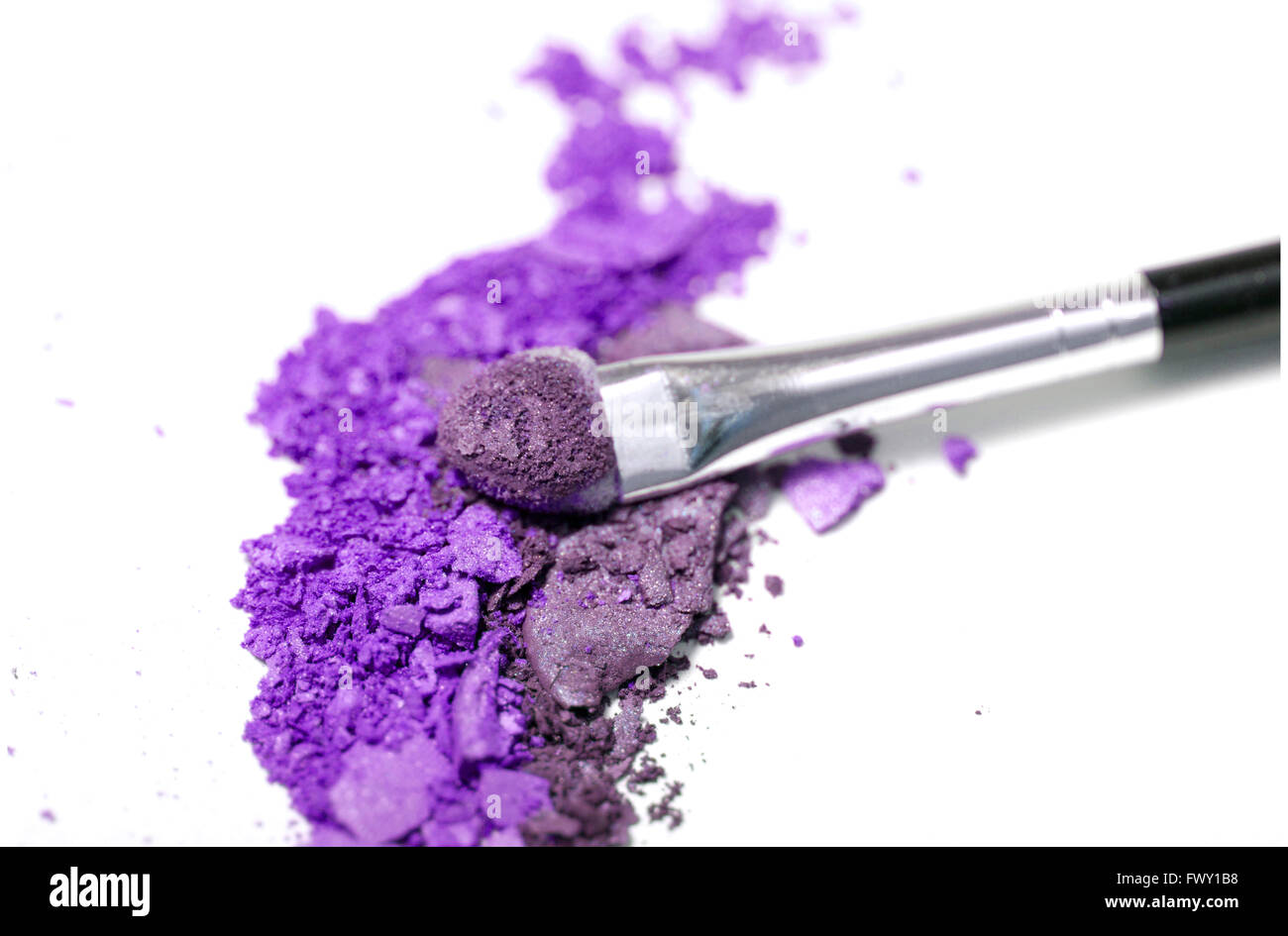 broken eye shadow Stock Photo - Alamy