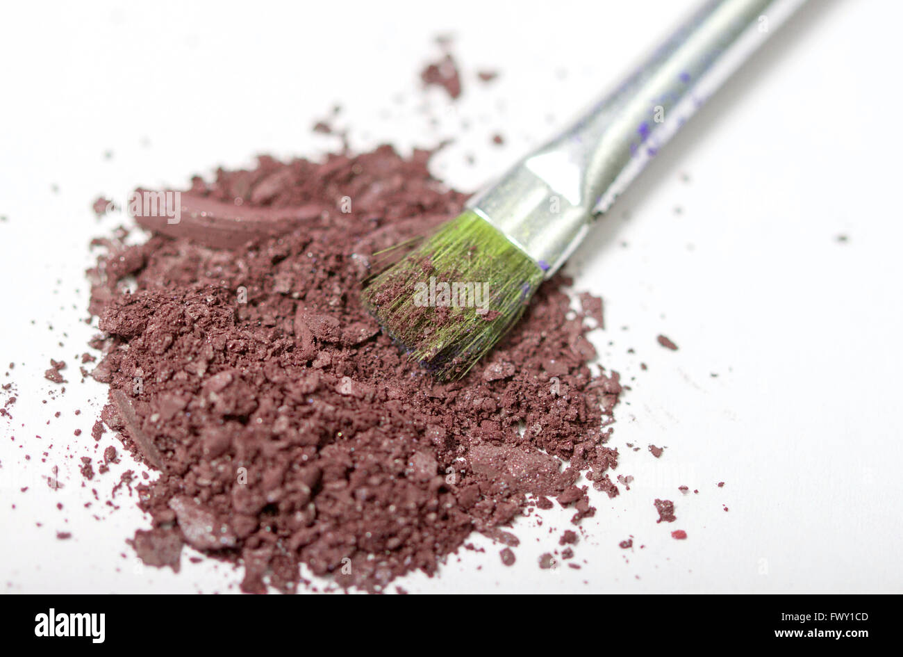 broken eye shadow Stock Photo - Alamy