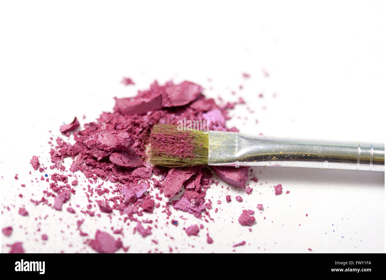 broken eye shadow Stock Photo - Alamy