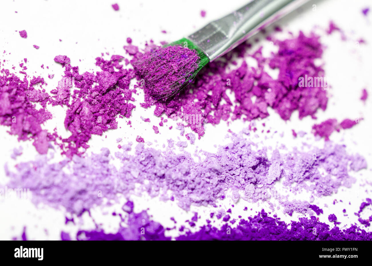 broken eye shadow Stock Photo - Alamy