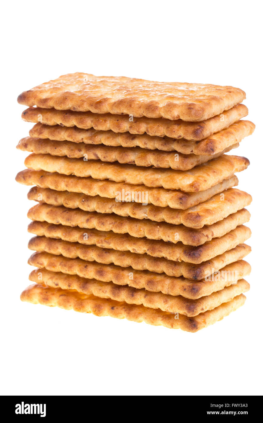 Biscuit Texture Closeup Details Isolated On White Stock Photo - Alamy