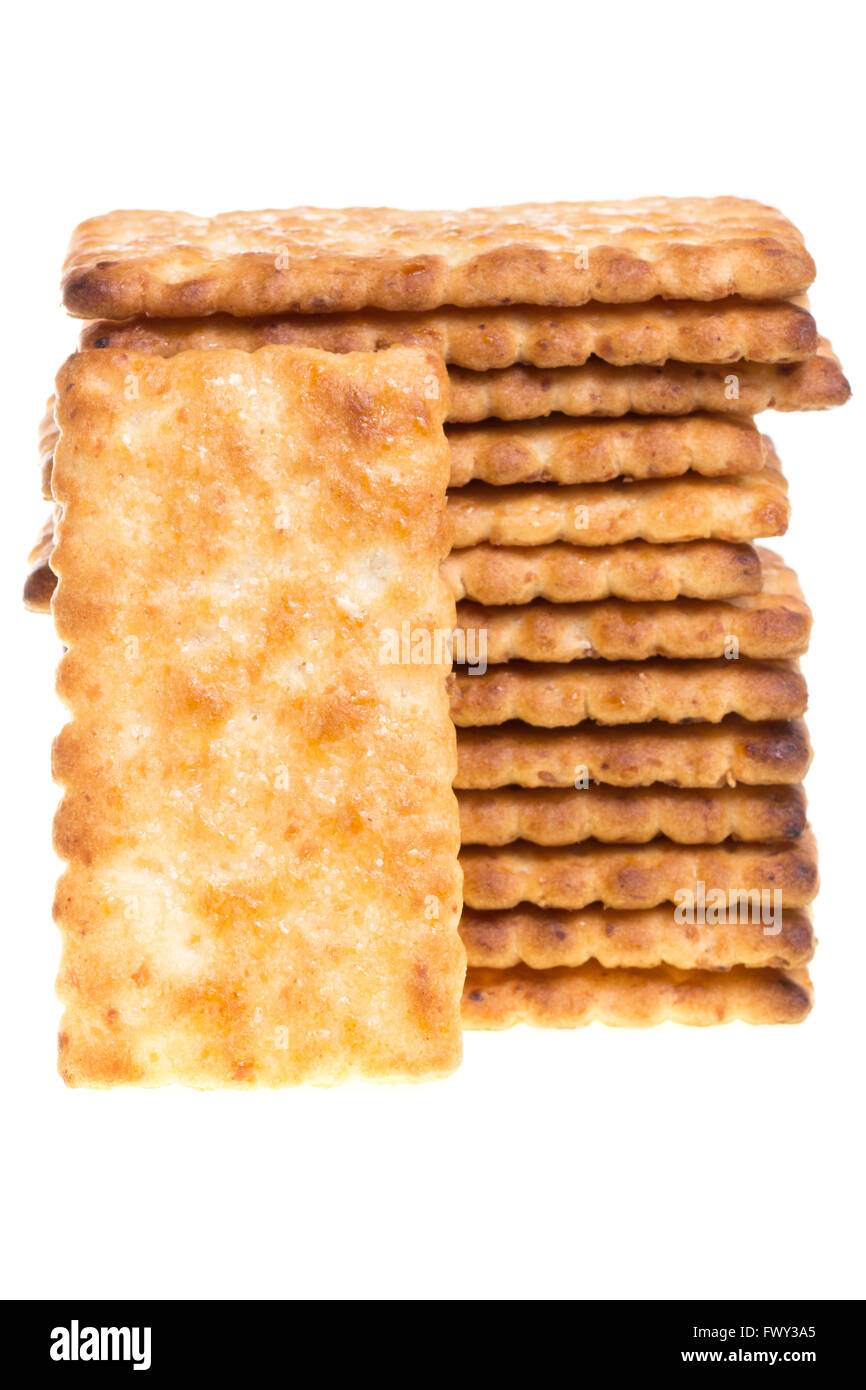 Biscuit Texture Closeup Details Isolated On White Stock Photo - Alamy