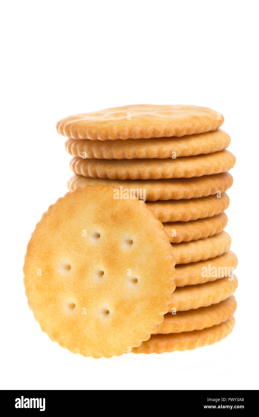 Biscuit Texture Closeup Details Isolated On White Stock Photo - Alamy