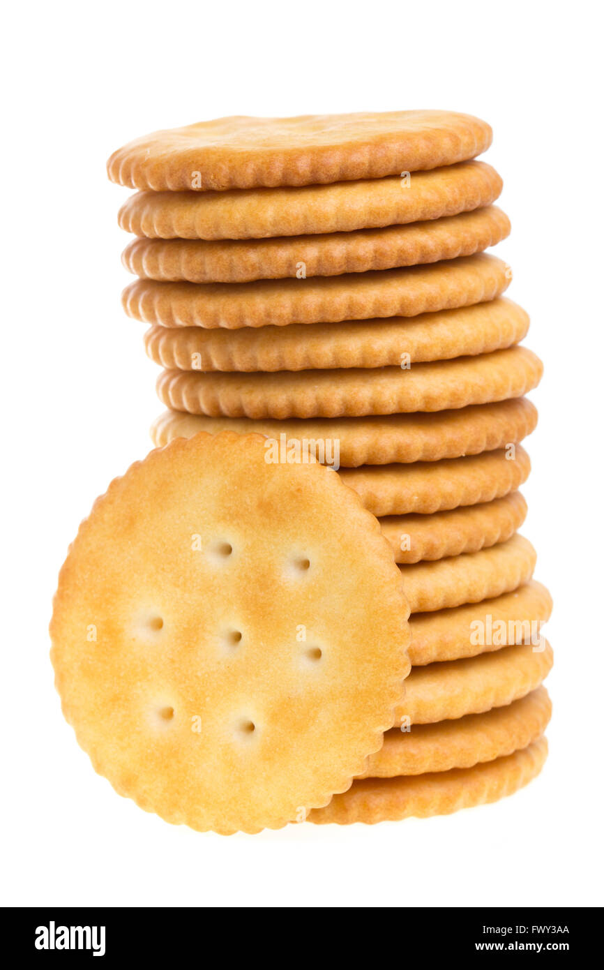 Biscuit Texture Closeup Details Isolated On White Stock Photo - Alamy