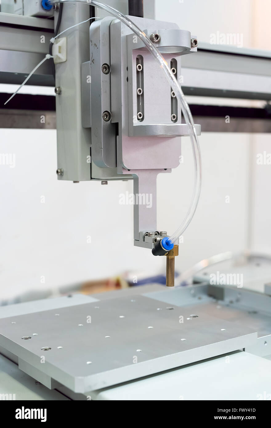 robotic hand machine tool at industrial manufacture factory Stock Photo ...