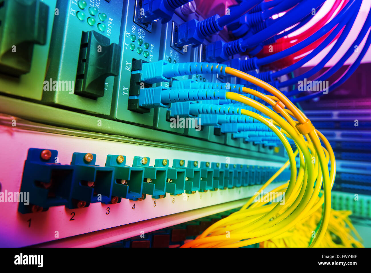 Fiber optic connecting on hi-res stock photography and images - Alamy