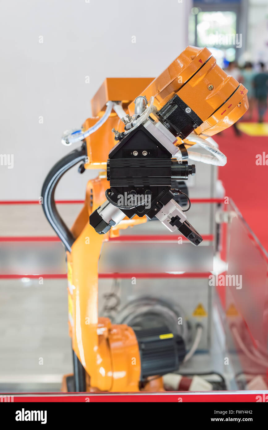 robotic hand machine tool at industrial manufacture factory Stock Photo ...