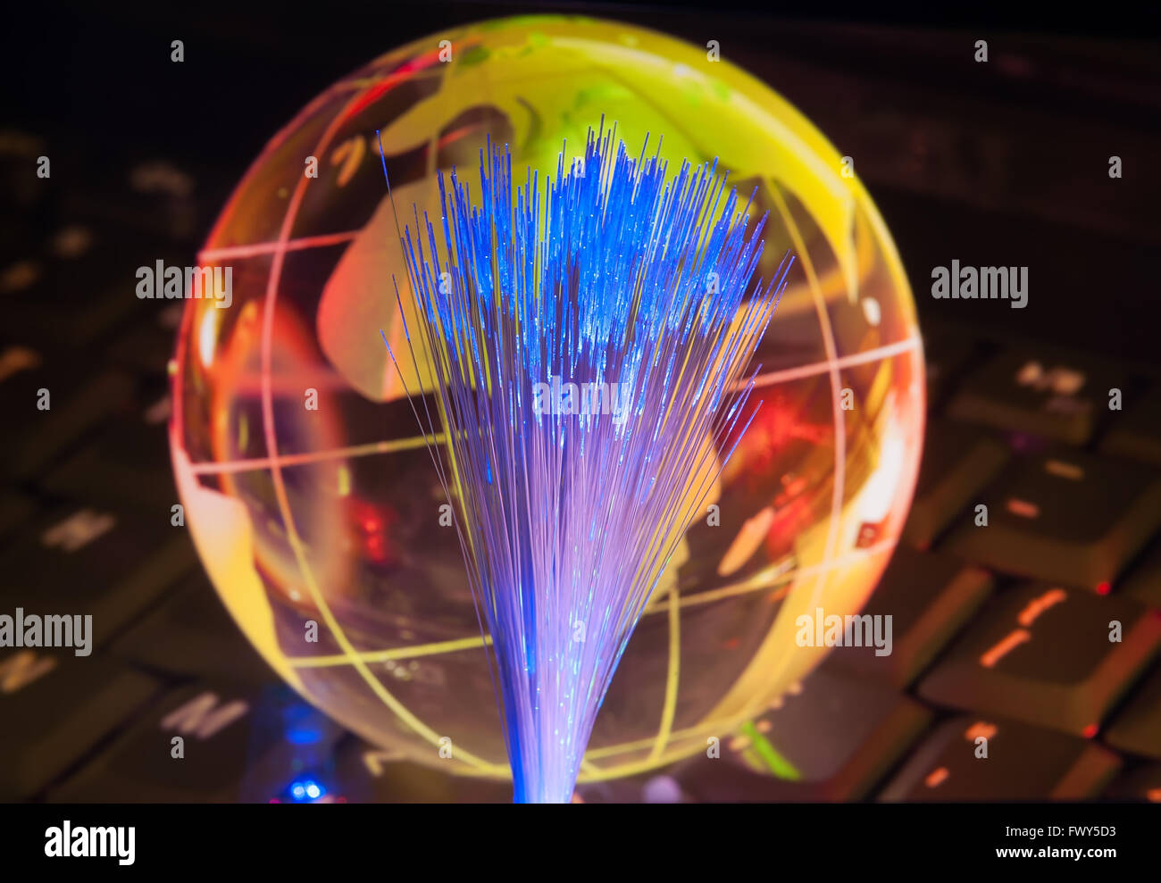 Fiber optic cable map hi-res stock photography and images - Alamy