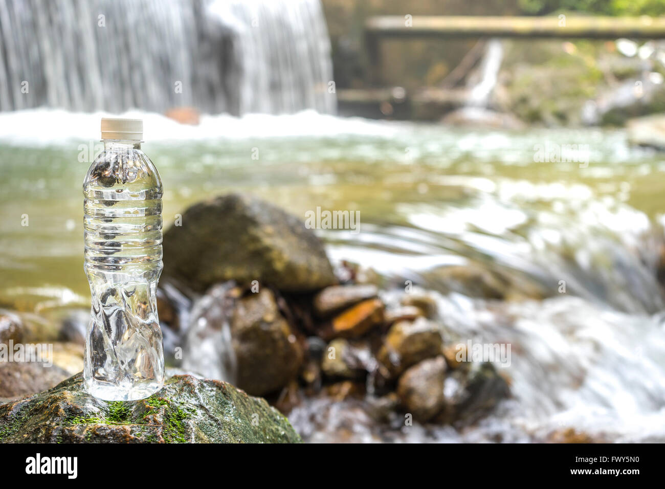 Plastic bottle water waterfall hi-res stock photography and images - Alamy