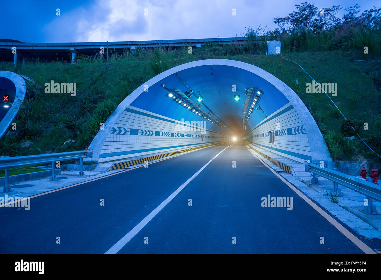 modern road tunnel Stock Photo - Alamy