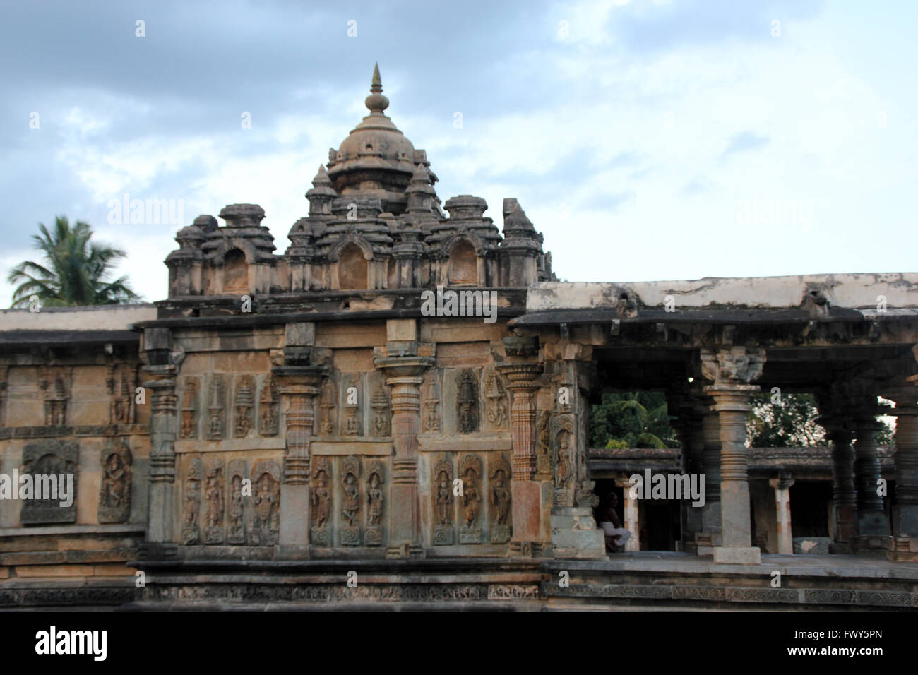 Chennakesava Temple in Belur, Karnataka, the main temple on a star ...