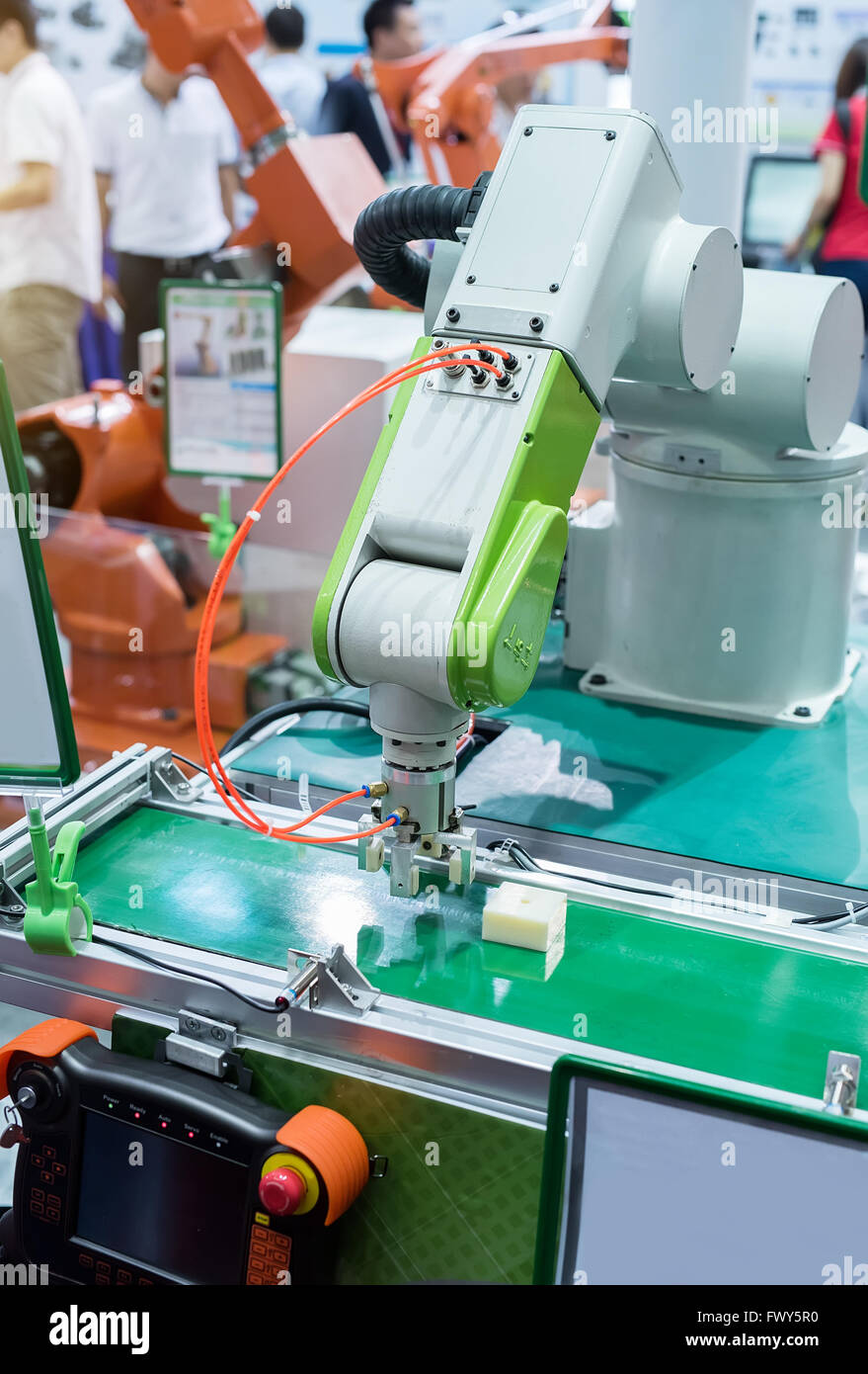 robotic hand machine tool at industrial manufacture factory Stock Photo ...