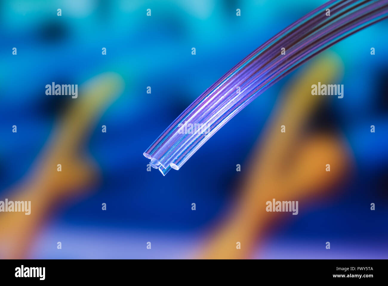 Fibre optics light transmission fiber hi-res stock photography and ...