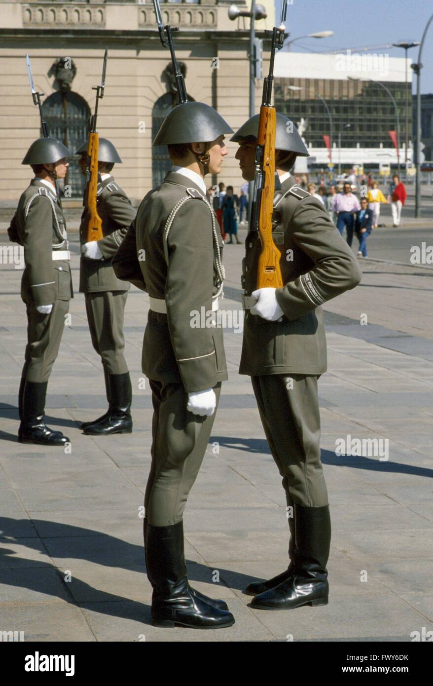 East german guard guard berlin hi-res stock photography and images - Alamy