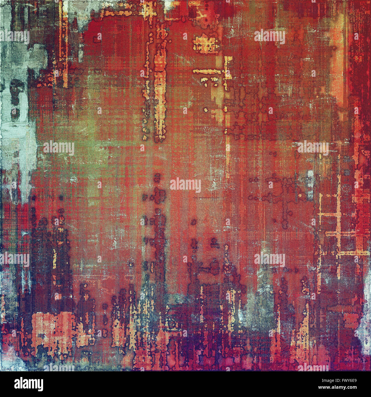 Old antique texture (for background). With different color patterns ...