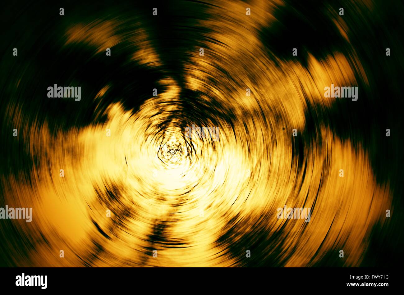 Trees vortex on side sun light sky background Stock Photo - Alamy