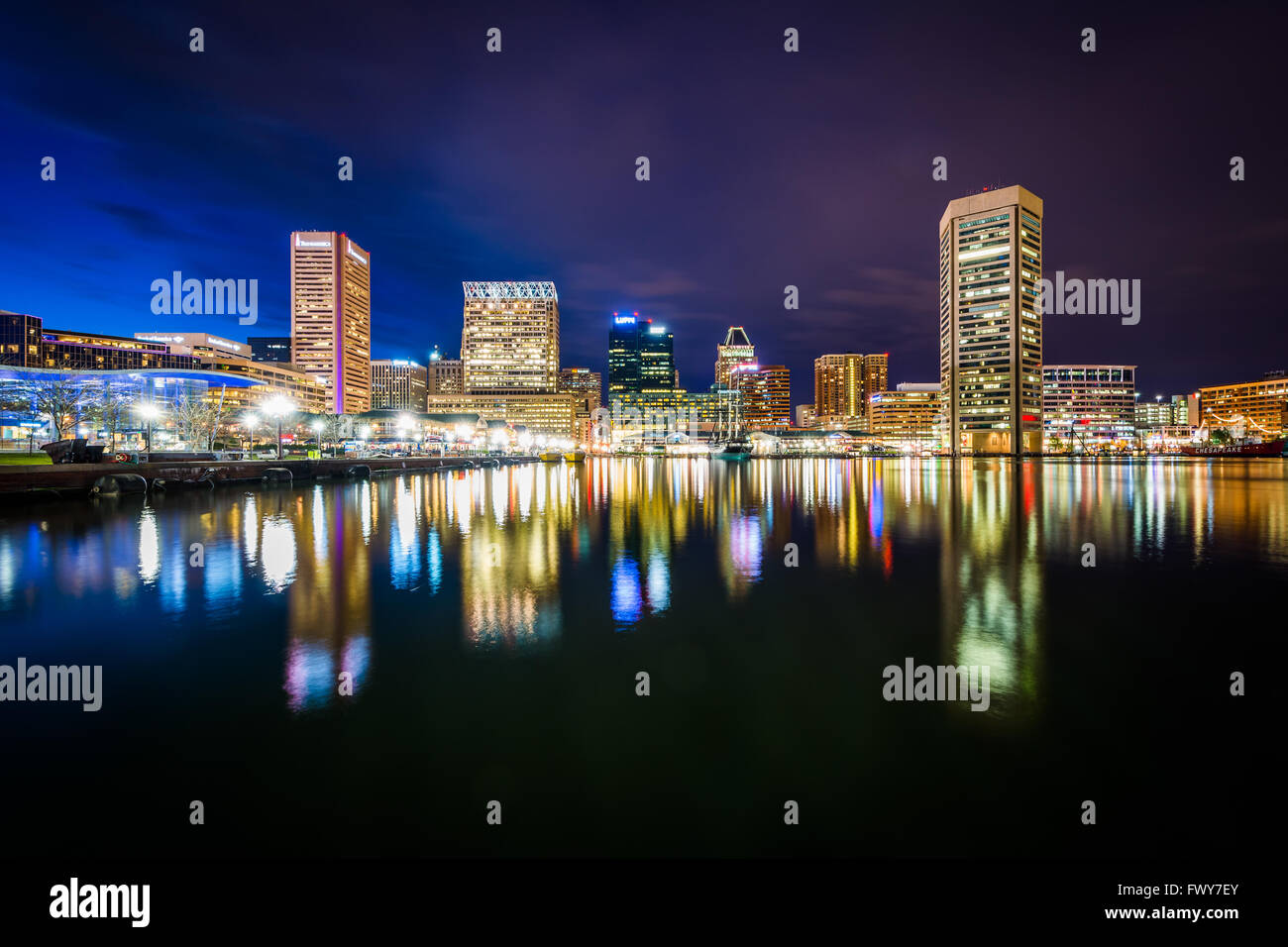 Baltimore city skyline hi-res stock photography and images - Alamy