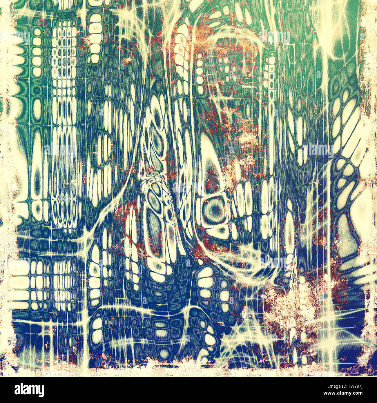 Abstract distressed grunge background. With different color patterns ...