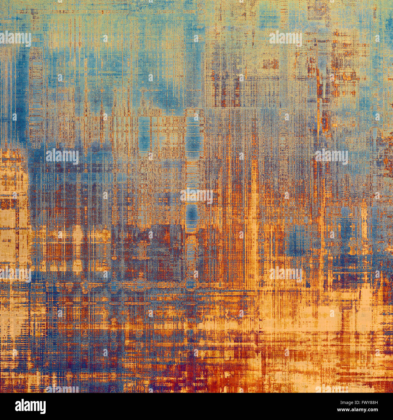 Vintage old texture for creative retro background. With different color ...