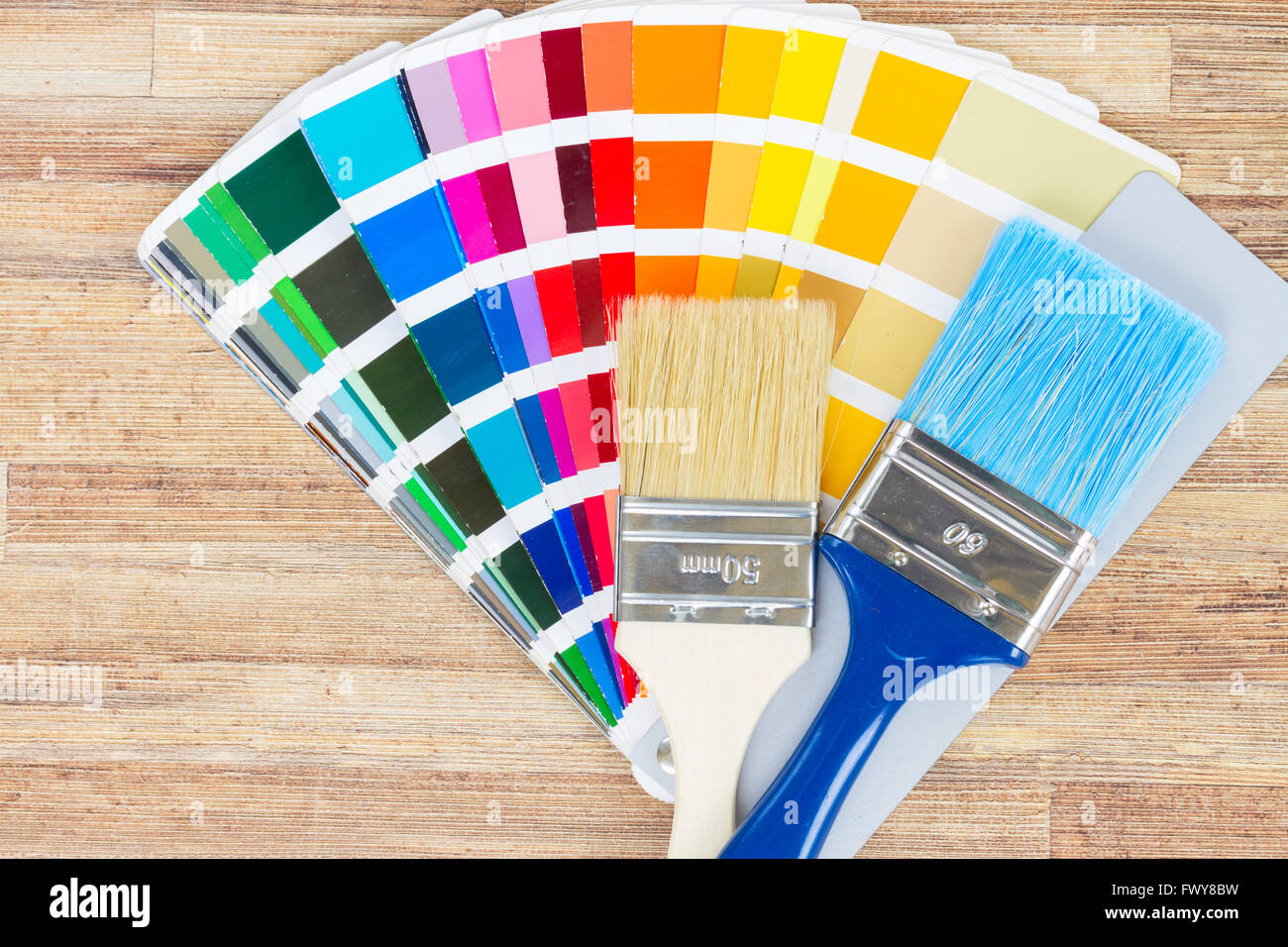 Color palette guide Stock Photo - Alamy