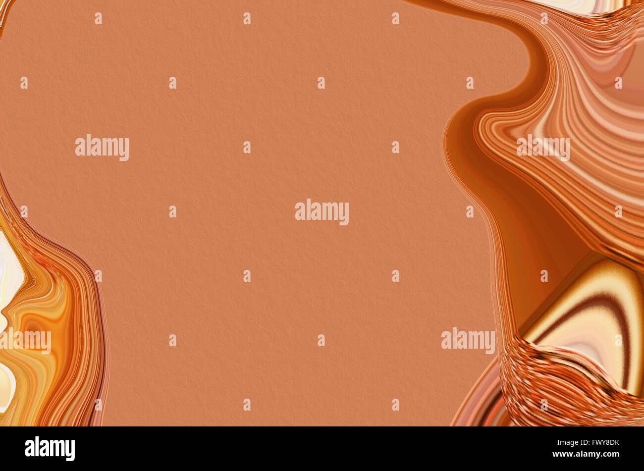 Orange red curves and paper pattern texture text box Stock Photo - Alamy