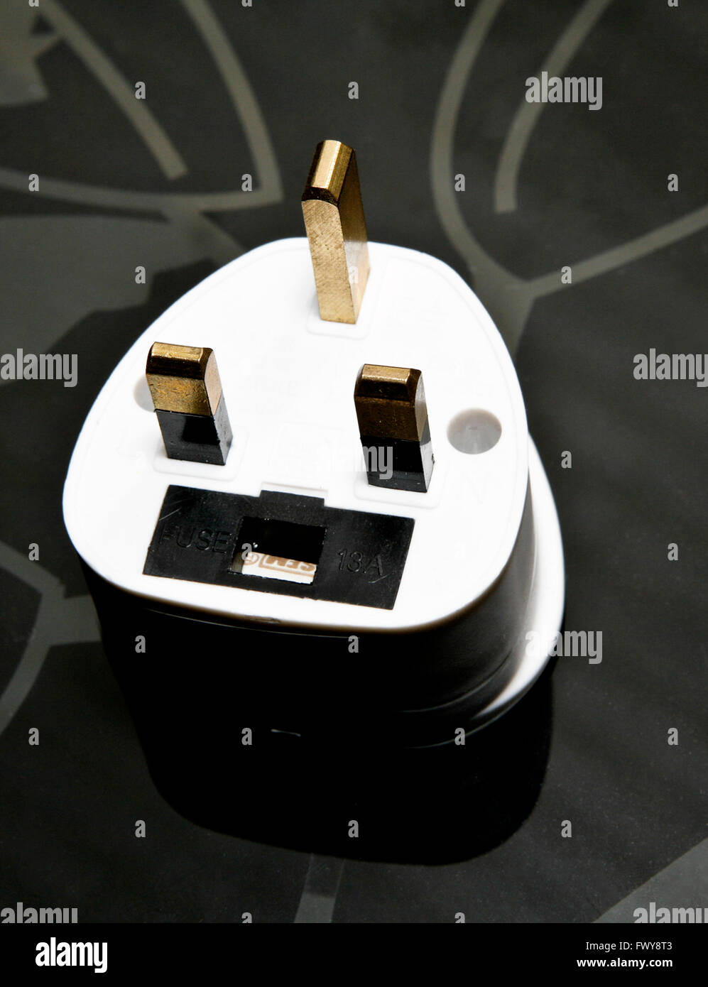 3 pin electrical plugs hi-res stock photography and images - Alamy