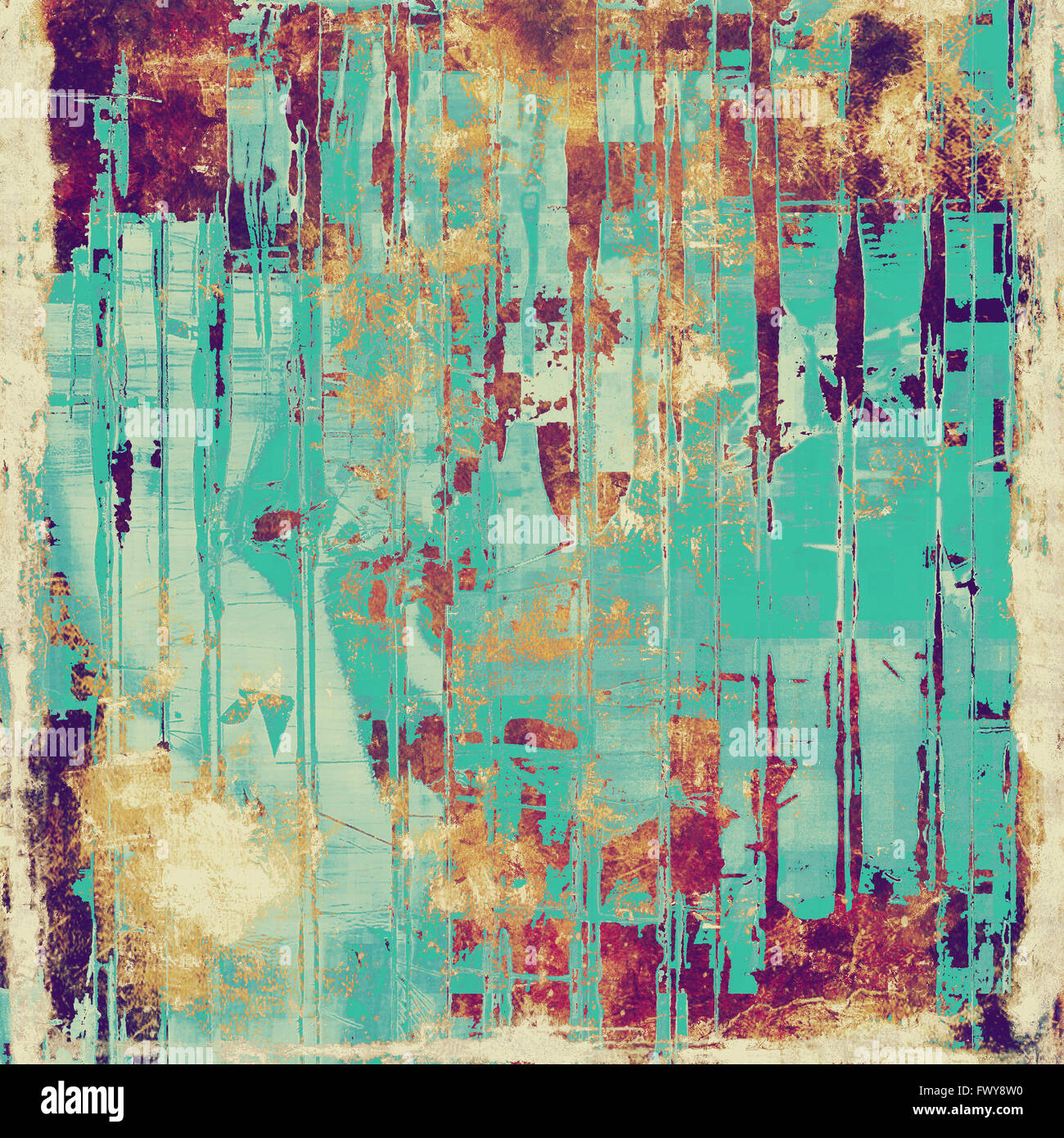 Grunge old-school texture, background for design. With different color ...