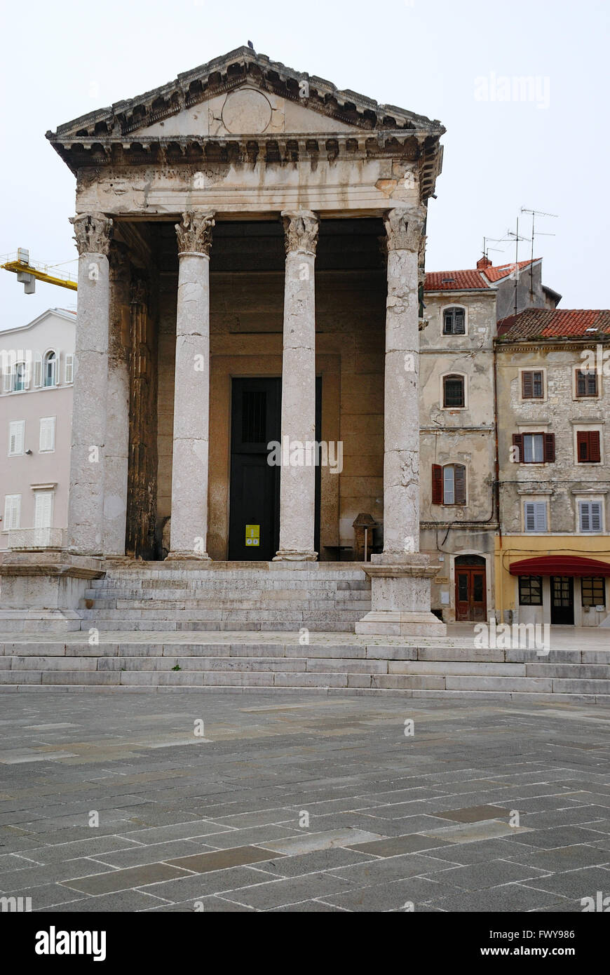 Pula, Istria, Croatia. The Temple of Augustus (Croatian: Augustov hram ...