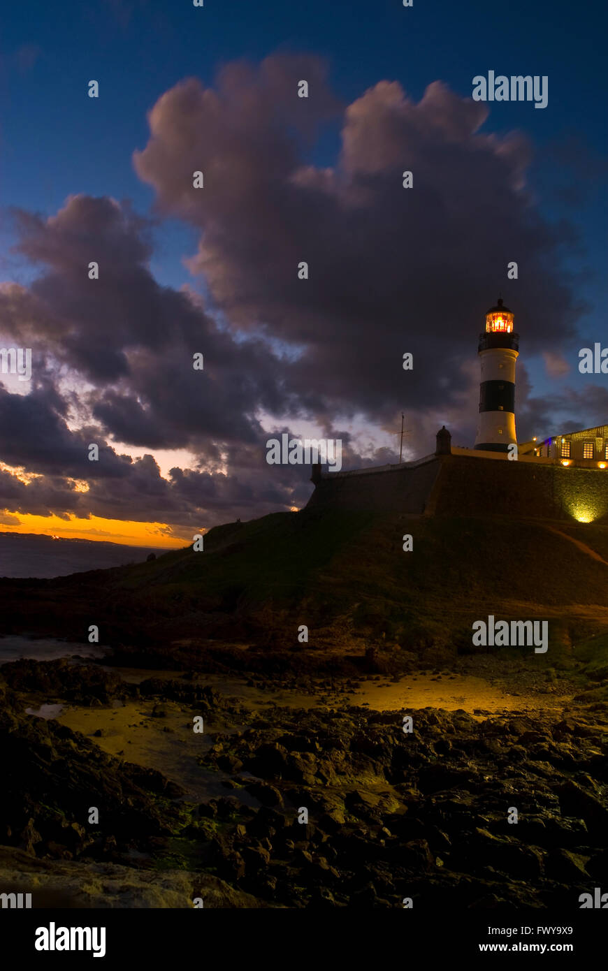 Farol da barra beach at dusk hi-res stock photography and images - Alamy