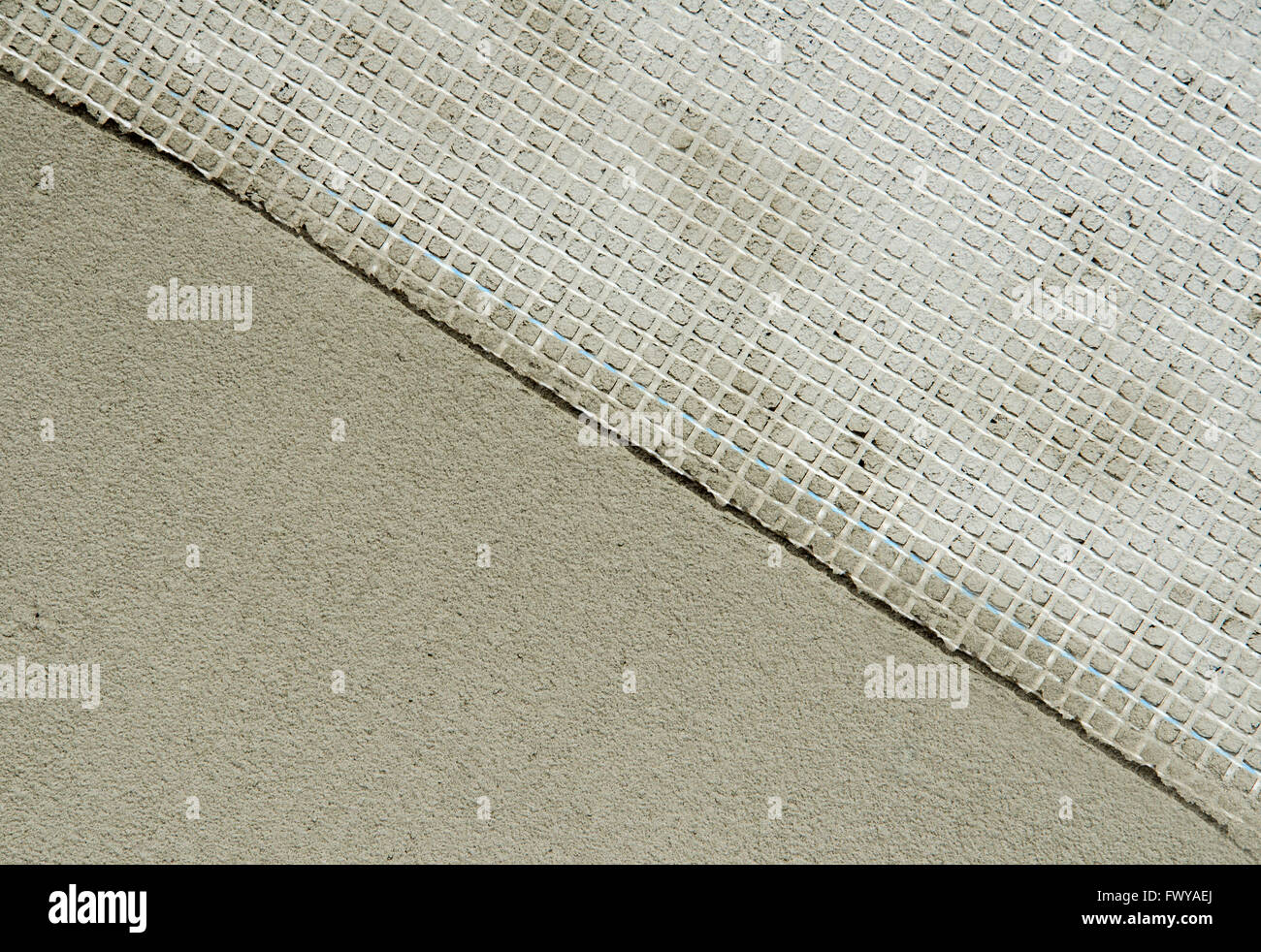 Texture of two types of wall adjustment, diagonal shot Stock Photo - Alamy