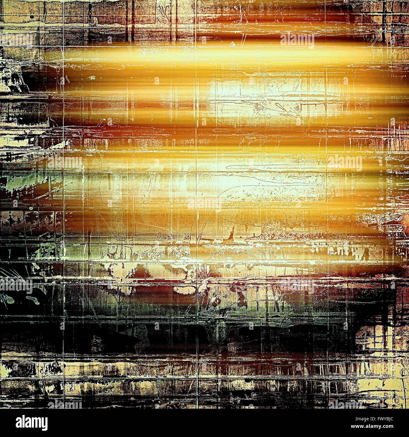 Old abstract texture with grunge stains. With different color patterns ...