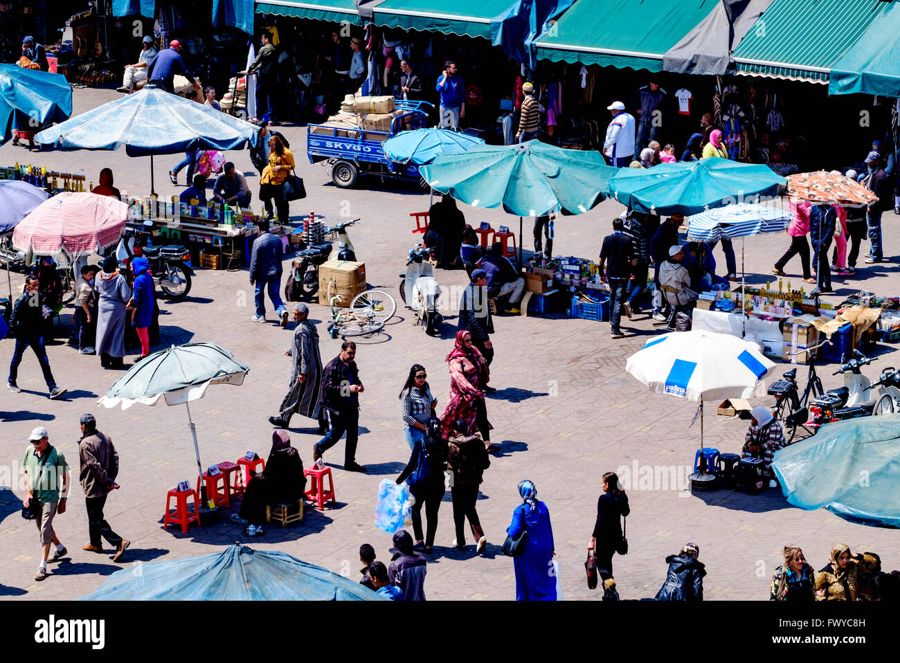 Marrakech main square hi-res stock photography and images - Alamy