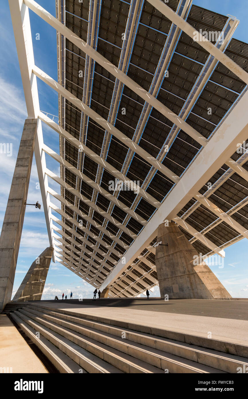 Huge Solar Panel in north of Barcelona. Spain Stock Photo - Alamy