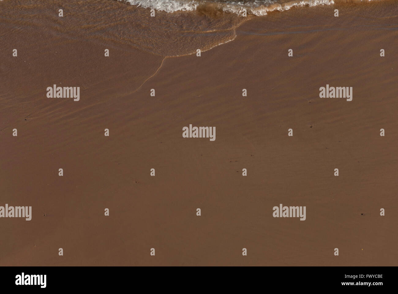Thin layer of water on beachsand hi-res stock photography and images ...